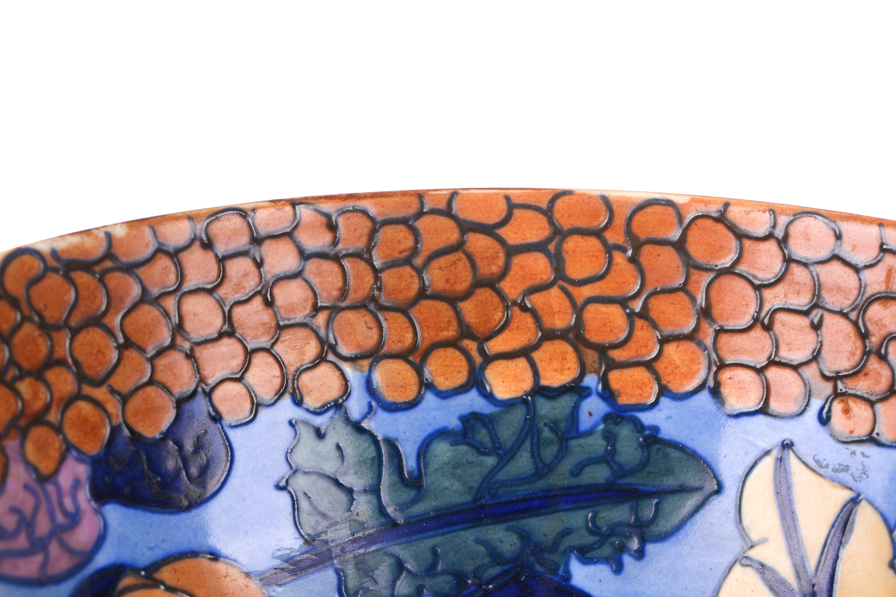 A Charlotte Rhead Bursley Ware Large Bowl, 1432 Peony Pattern - Etsy