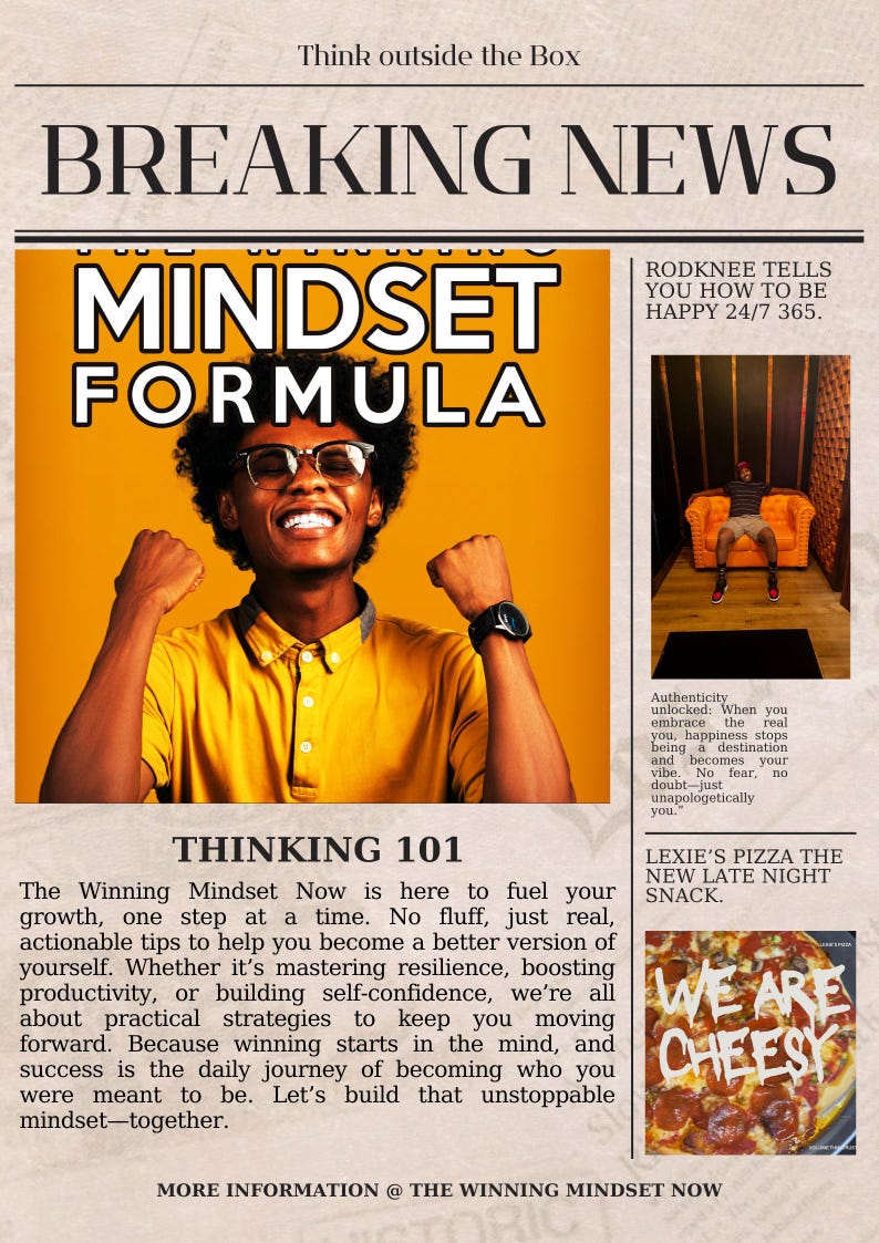 The Winning Mindset Formula - Etsy