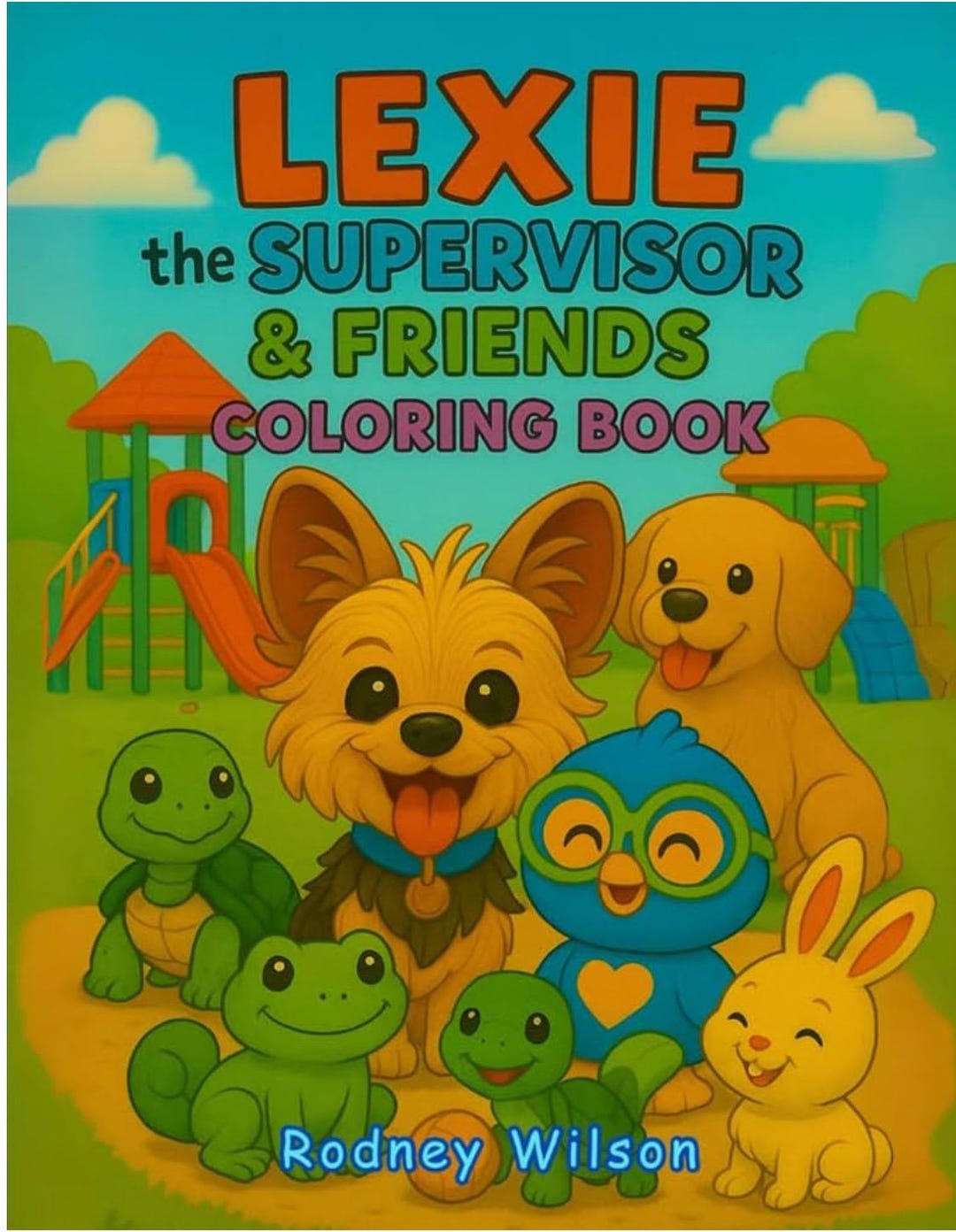 Lexie the Supervisor & Friends Coloring Book - Etsy