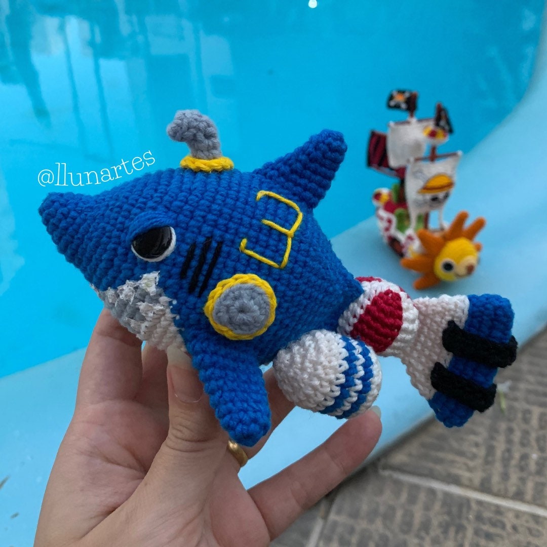 Shark Submerge 3 - Amigurumi Pattern - Etsy