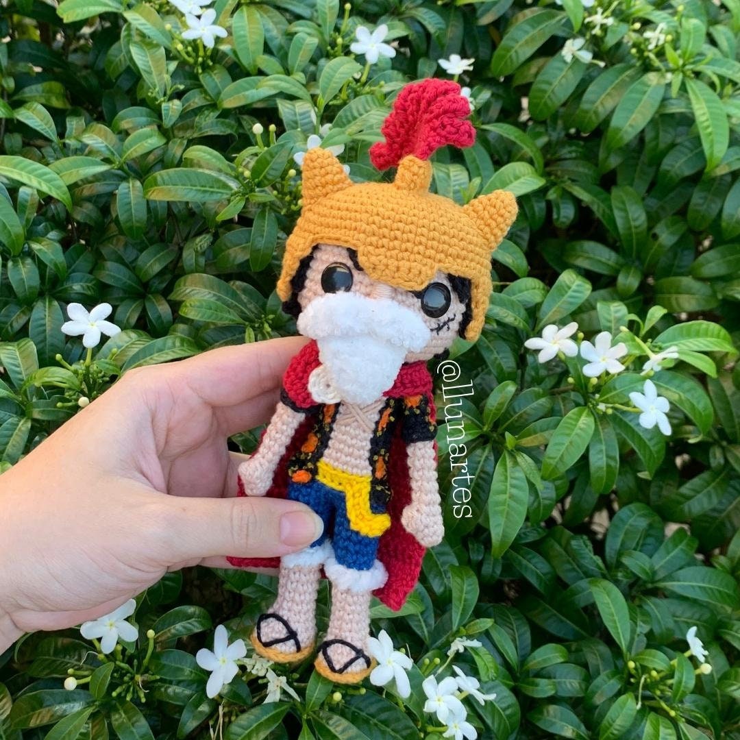 Lucy (luffy in Dressrosa) - Amigurumi Pattern - Etsy