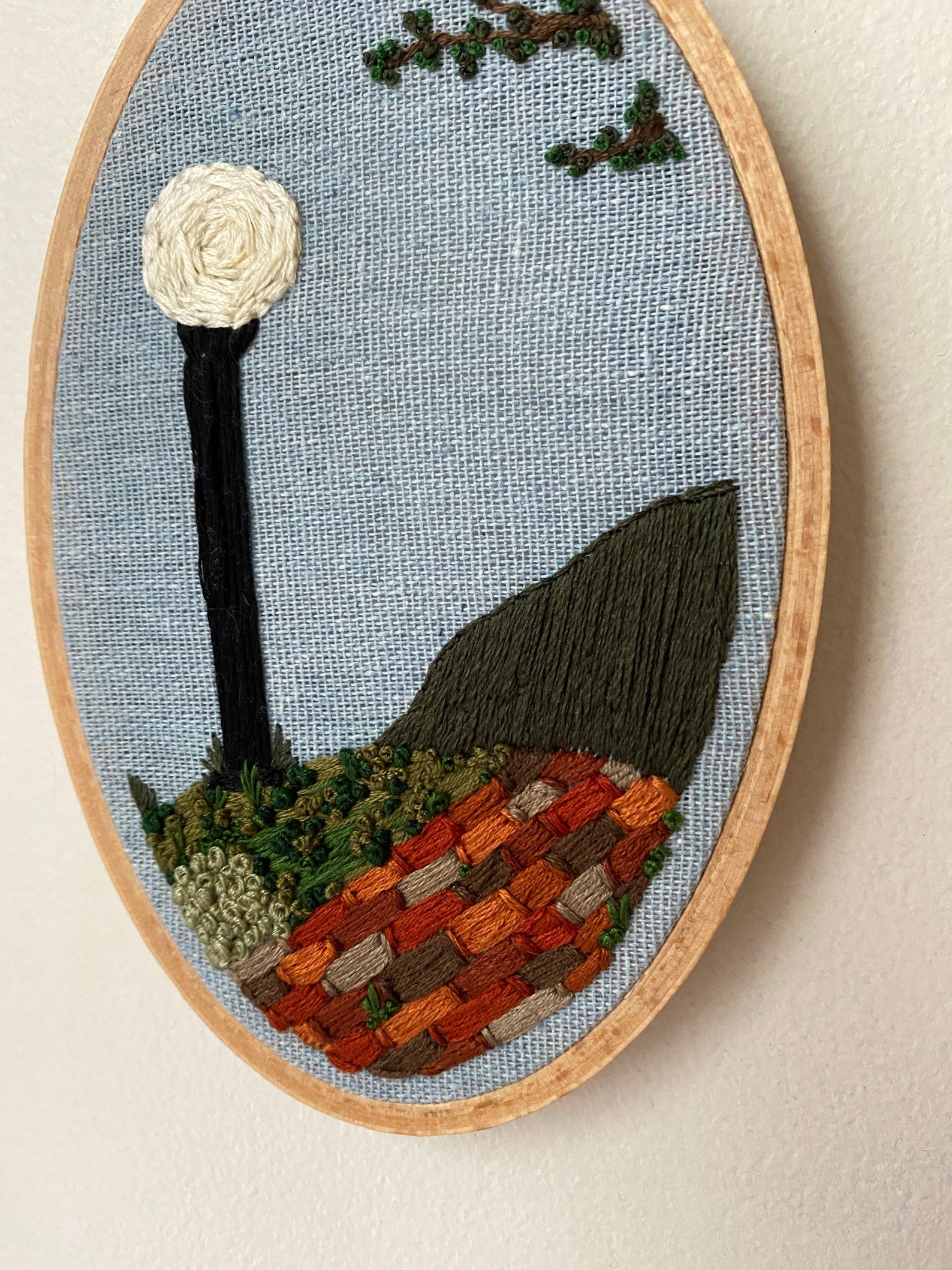 Park Landscape Embroidery - Etsy