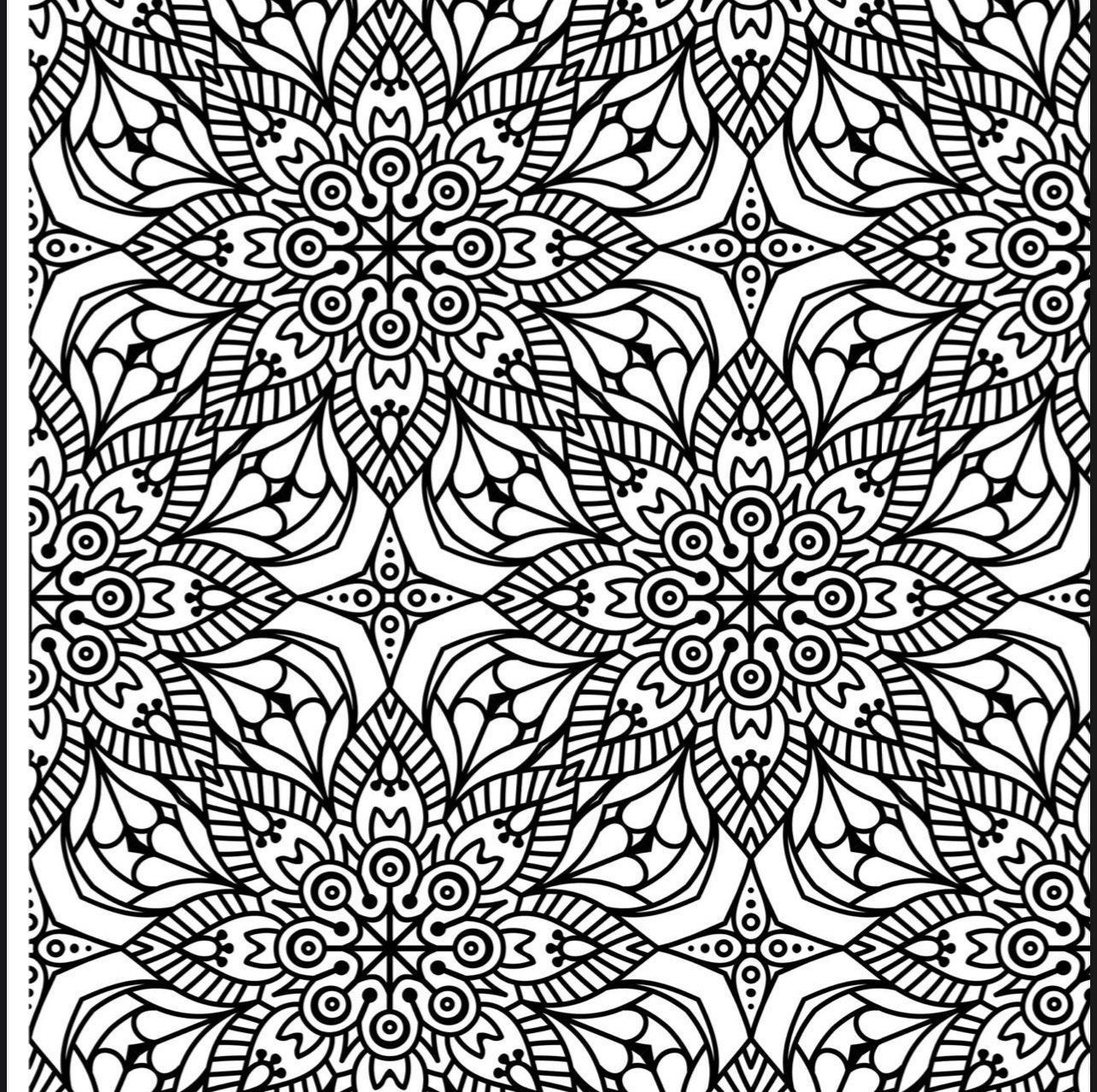 Coloring Pages 50 Printable Mandala Pattern - Etsy