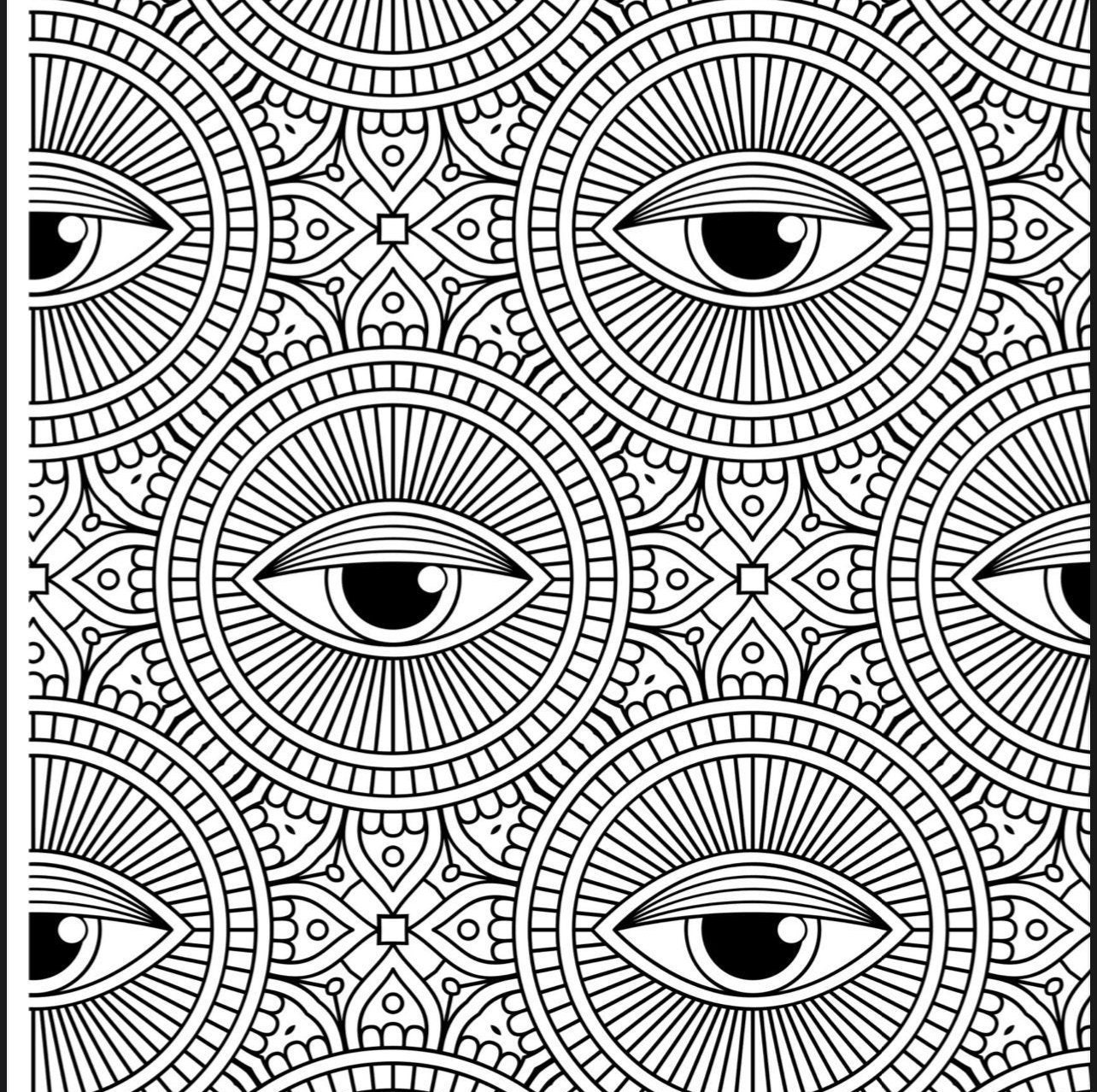 Coloring Pages 50 Printable Mandala Pattern - Etsy