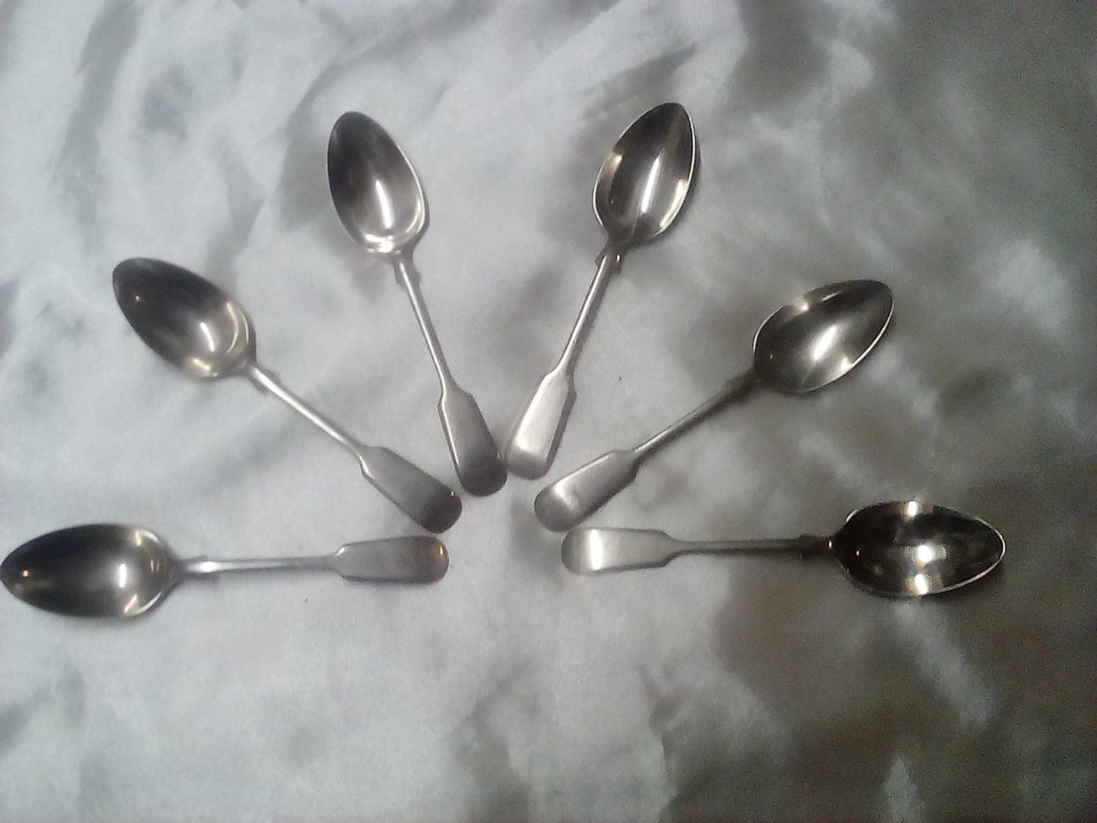 Hallmarked Spoon Vintage Nevada Silver D&A X 6 - Etsy