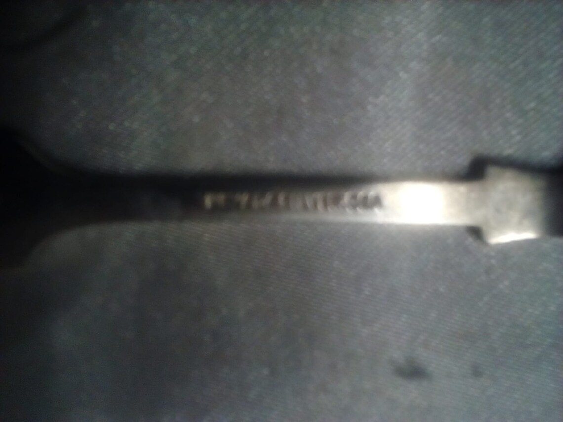 Hallmarked Spoon Vintage Nevada Silver D&A X 6 - Etsy