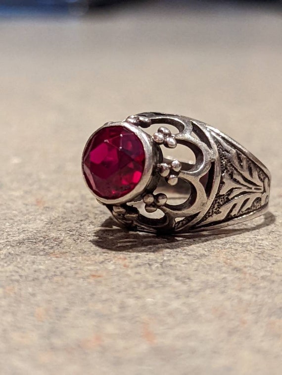 Antique Russian Ruby Engagement Anniversary Statement… - Gem
