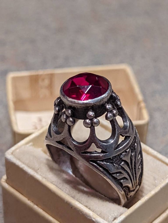 Antique Russian Ruby Engagement Anniversary Statement… - Gem