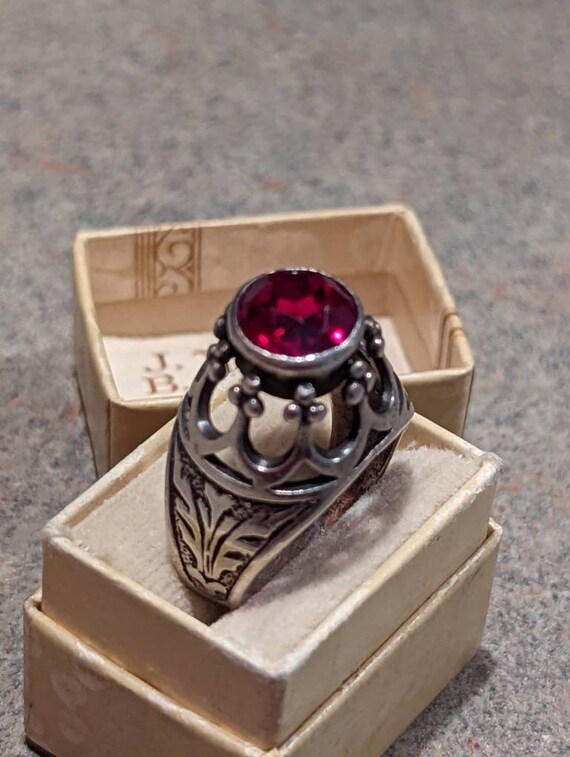 Antique Russian Ruby Engagement Anniversary Statement… - Gem