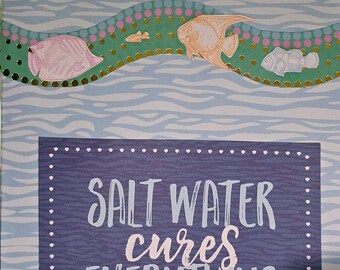 Handmade Ocean Theme Card - Etsy