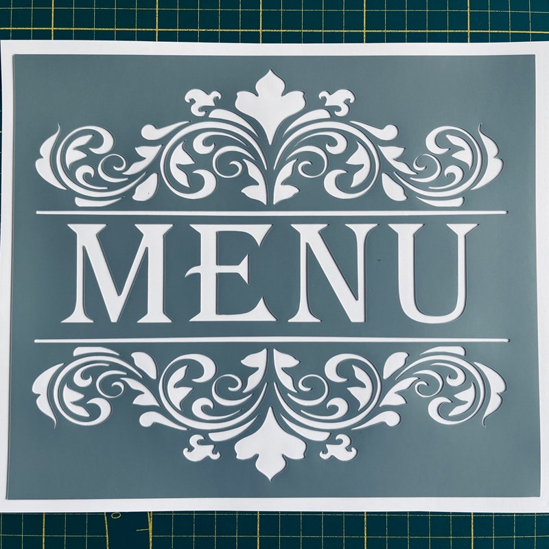 Stencil for Menus - Etsy