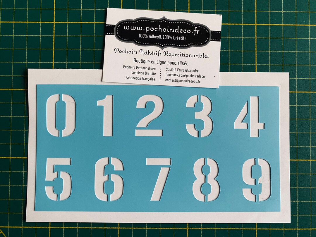 Reusable PVC Adhesive Stencil 18 X 10 Cm Gunplay Police - Etsy
