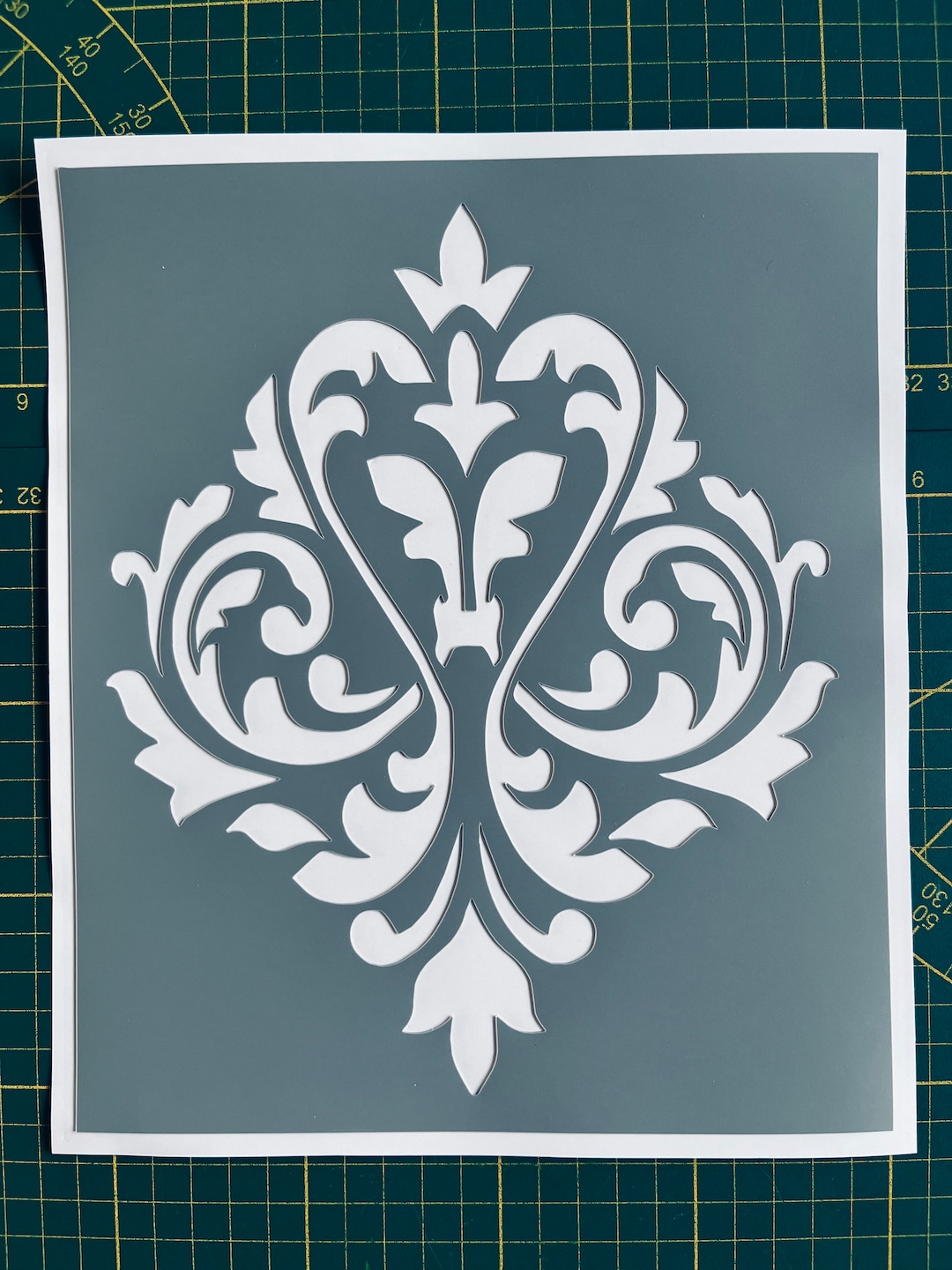 Reusable PVC Adhesive Stencil 25 X 20 Cm Old Arabesque - Etsy