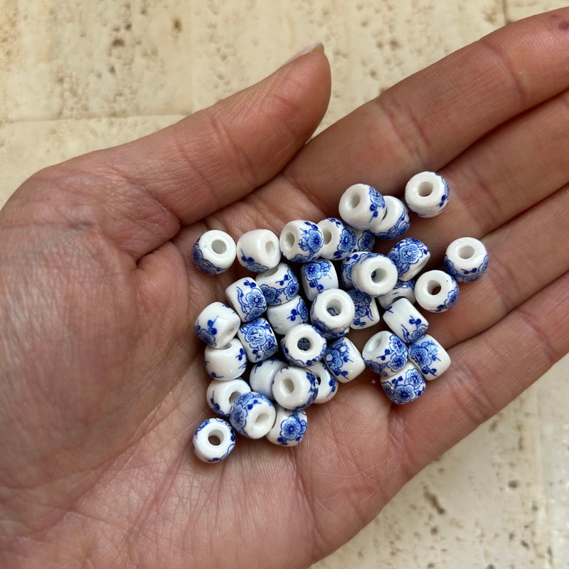 Delft Blue Beads - Etsy