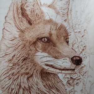 Pet Portrait Art by Renowned Artist, Flames Pyro Art, Professional Wood ...