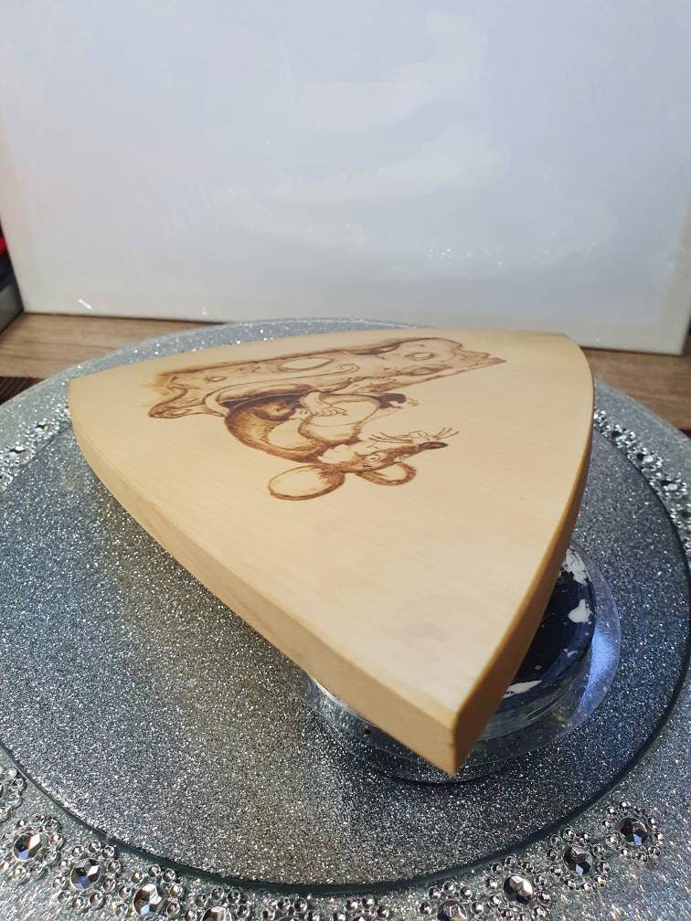 Pyrography art Chopping board hand designed artwork of a | Etsy