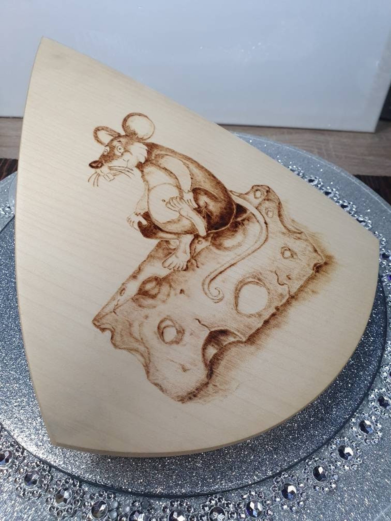 Pyrography Art Chopping Board Hand Designed Artwork of a - Etsy