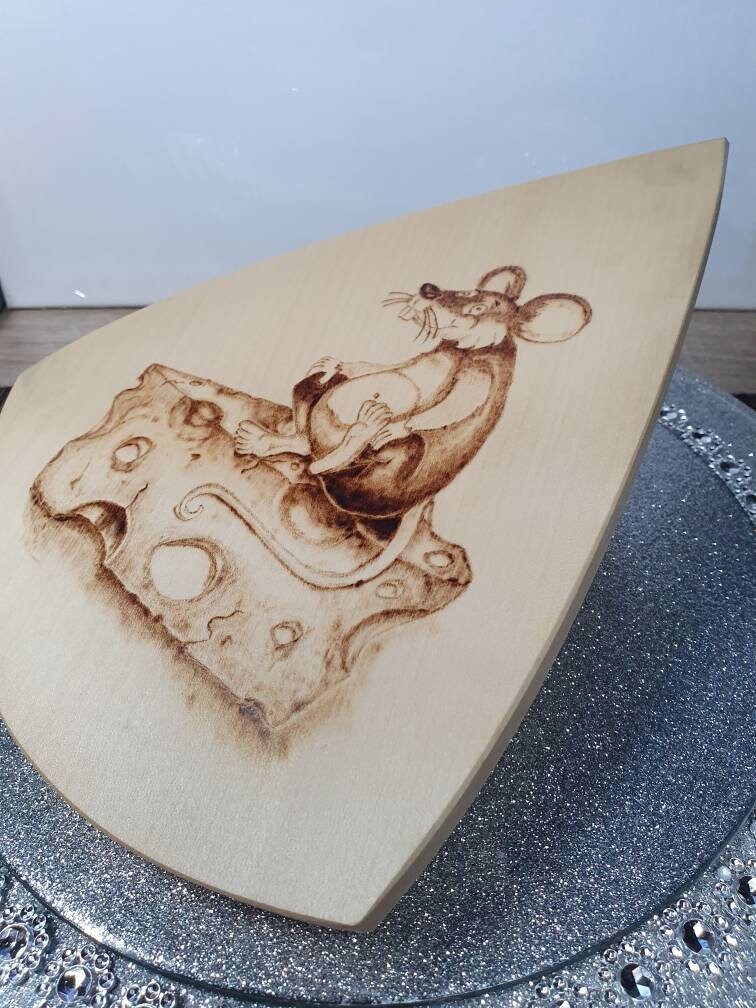Pyrography Art Chopping Board Hand Designed Artwork of a - Etsy UK