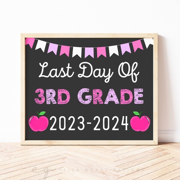 3rd Grade Sign - Etsy