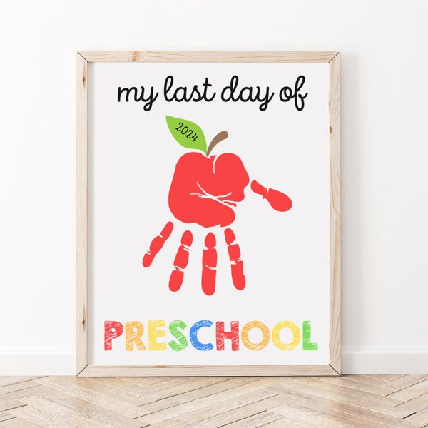 Back to School Handprint Craft - Etsy