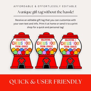 Gumball Valentine Cards, Kids' Gumball Valentines, Kids Gumball ...