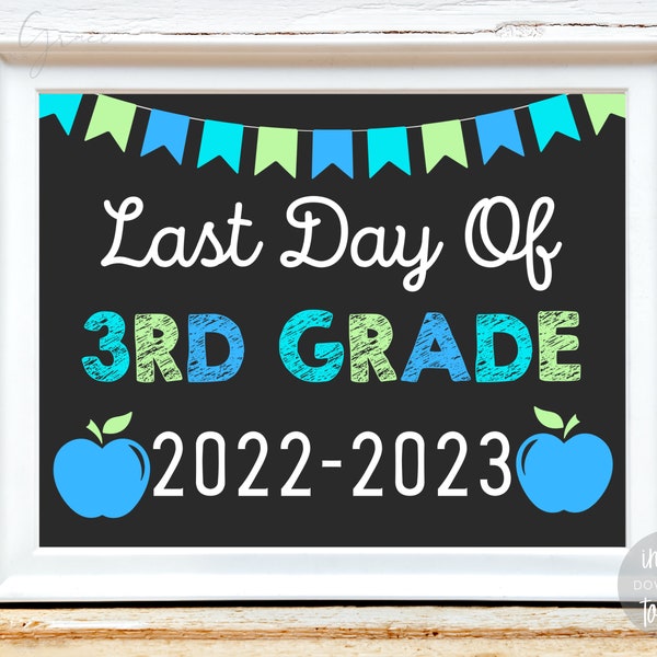 3rd Grade Sign - Etsy