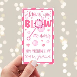 Editable Valentine Bubble Tags You Blow Me Away Gift Tag You Make My ...