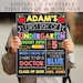 Editable First Day of School Poster - DIGITAL FILE - Printable Blue and ...