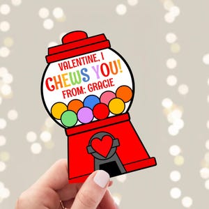 Gumball Valentine Cards, Kids' Gumball Valentines, Kids Gumball ...