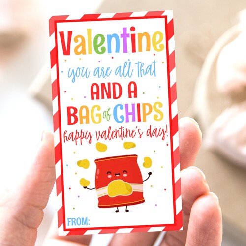 Printable You're All That and a Bag of Chips - Etsy