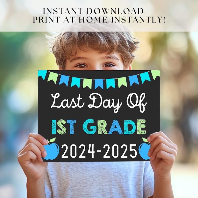 Last Day of 1st Grade - Etsy