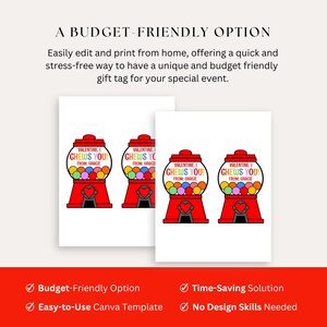 Gumball Valentine Cards, Kids' Gumball Valentines, Kids Gumball ...