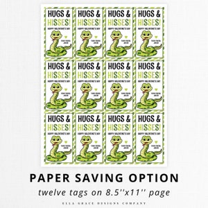 Snake Valentines Day Tag, Snake Valentines Day Cards, Snake Valentines ...