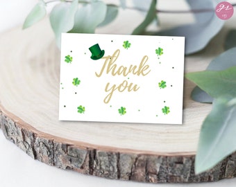 Clover Thank You Cards - Etsy