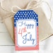 4th of July Thank You Tags, Fourth of July Printable, July 4th Instant ...