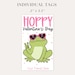 Classroom Valentines Frog Editable Frog Valentine's Day Gift Tag so ...