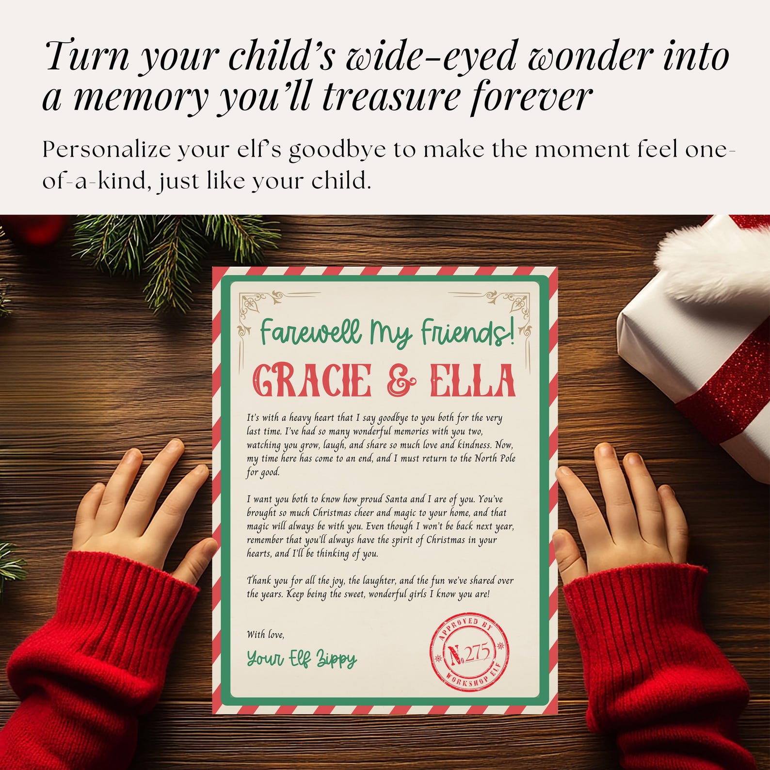 Editable Elf Retirement Letter Goodbye to Retiring Elf Letter Elf Final ...