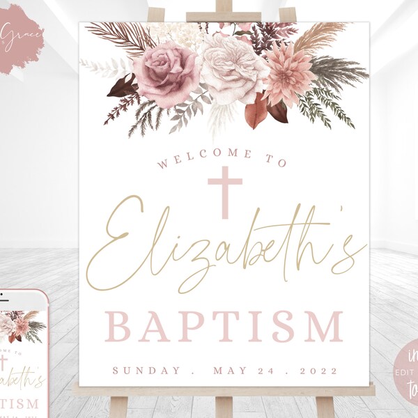 Baptism Sign - Etsy