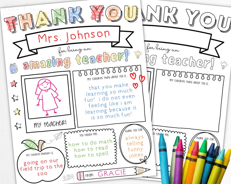 Teacher Appreciation Printable Teacher Retirement Gift - Etsy