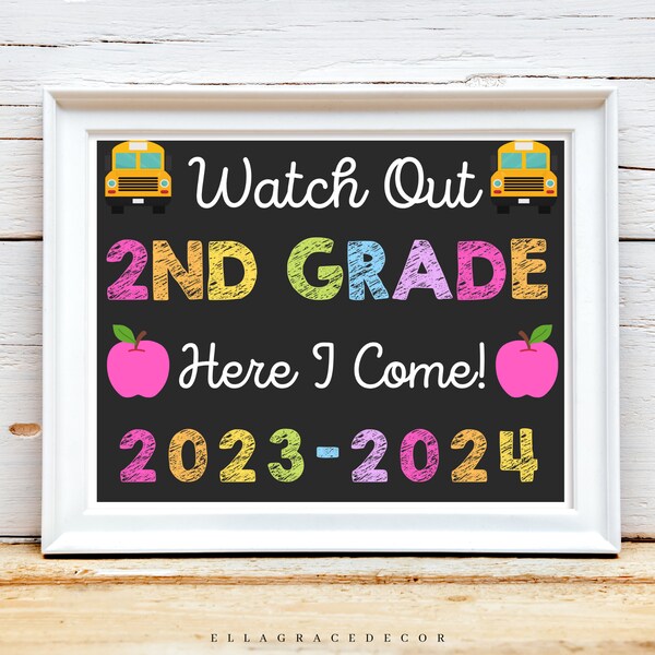 Second Grade - Etsy