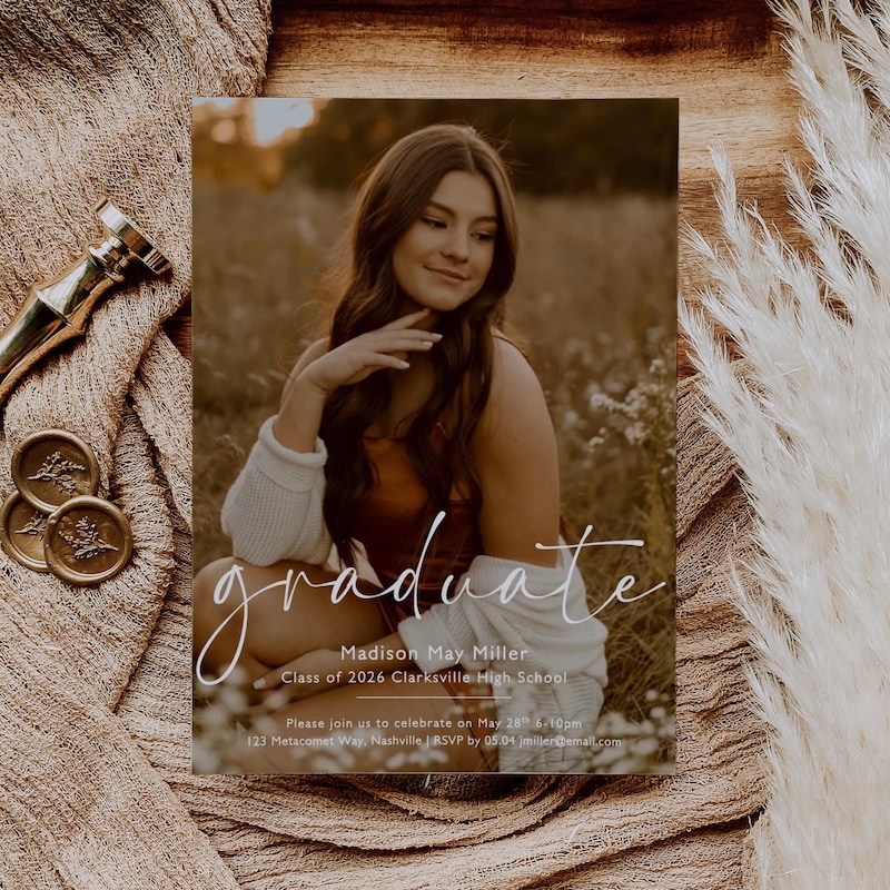 Graduation Open House Invitations - Etsy
