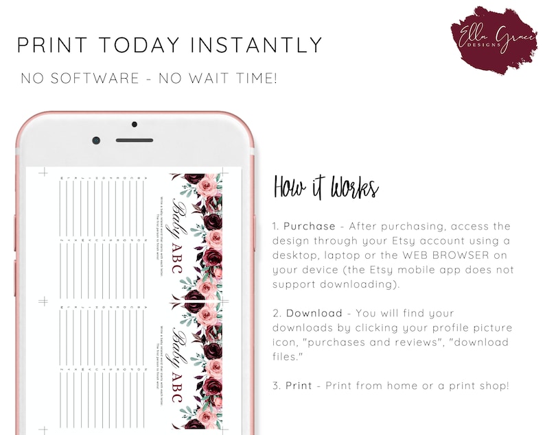 Printable Blush Pink Floral Baby Shower Game Bundle Six - Etsy