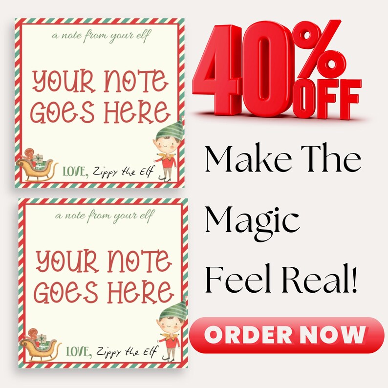 Editable Elf Note Cards, Elf Christmas Activities, Christmas Elf Ideas ...
