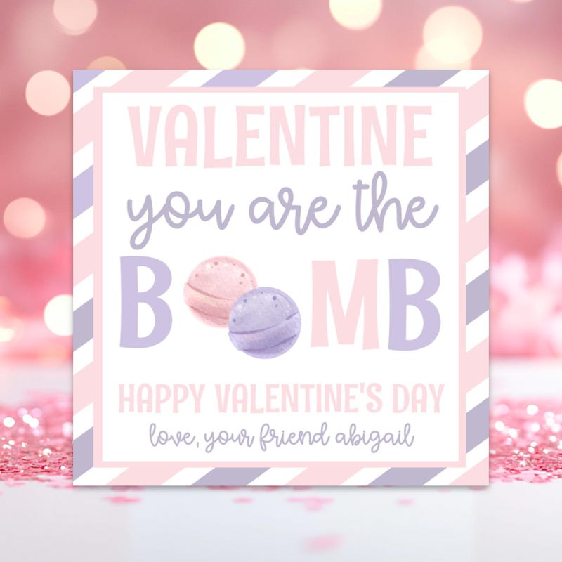 Bath Bomb Tag - Etsy