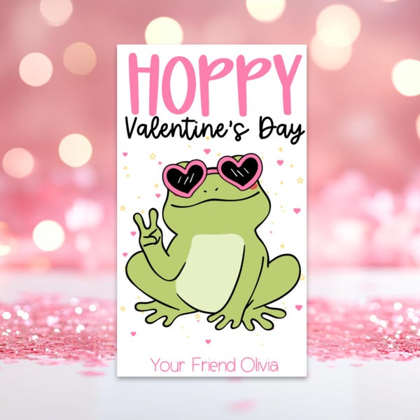 Frog Card - Etsy