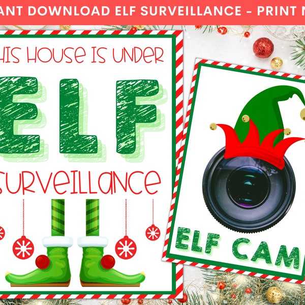 Elf Surveillance - Etsy
