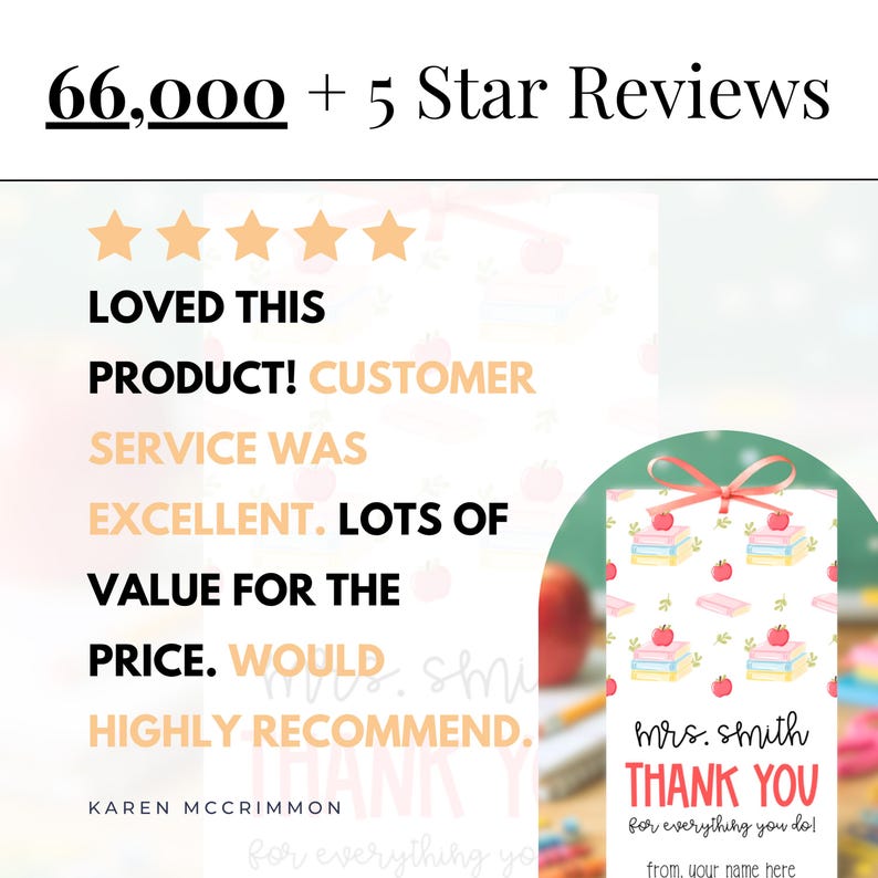 Teacher Appreciation Gift Tag Printable Thank You Teacher Tag Editable ...