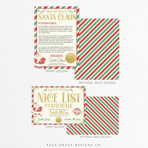 EDITABLE, Letter From Santa, Printable, Santa Letter, North Pole Santa ...