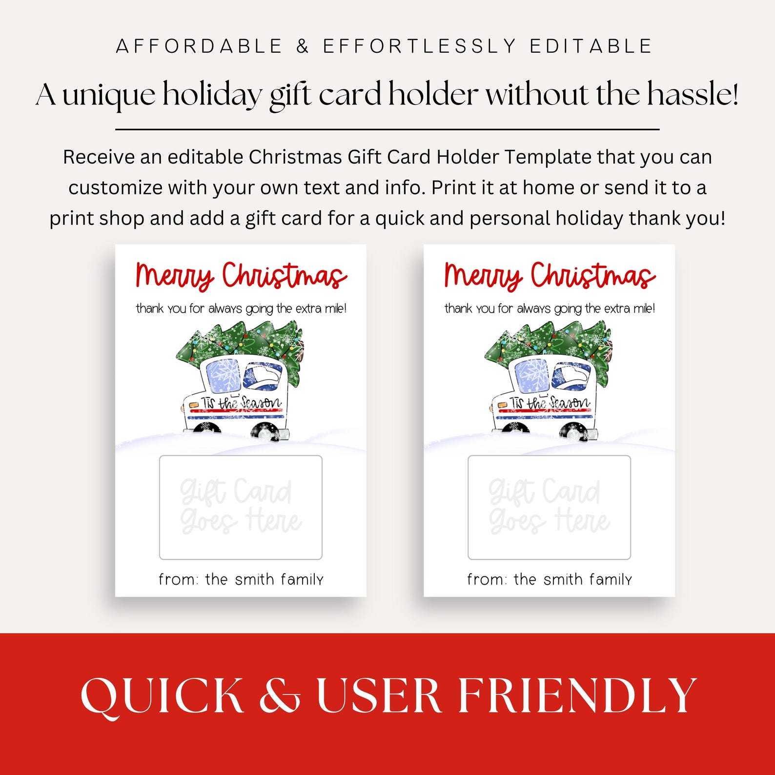 Mail Carrier Holiday Cards, Postal Worker Christmas Card, Mail Carrier ...