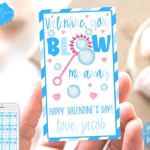 Editable Valentine You Blow Me Away Favor Tag, Thank You, Blowing ...